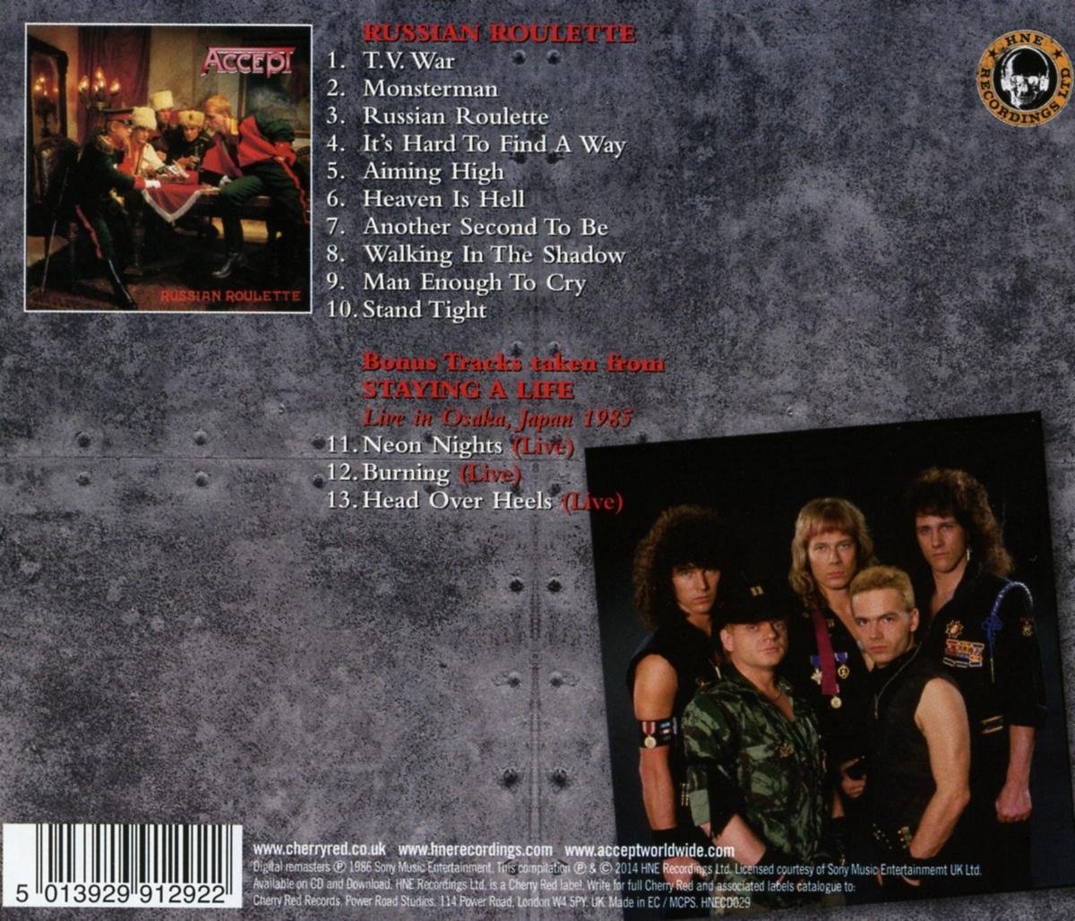 Russian Roulette, Accept | CD (album) | Muziek | bol.com