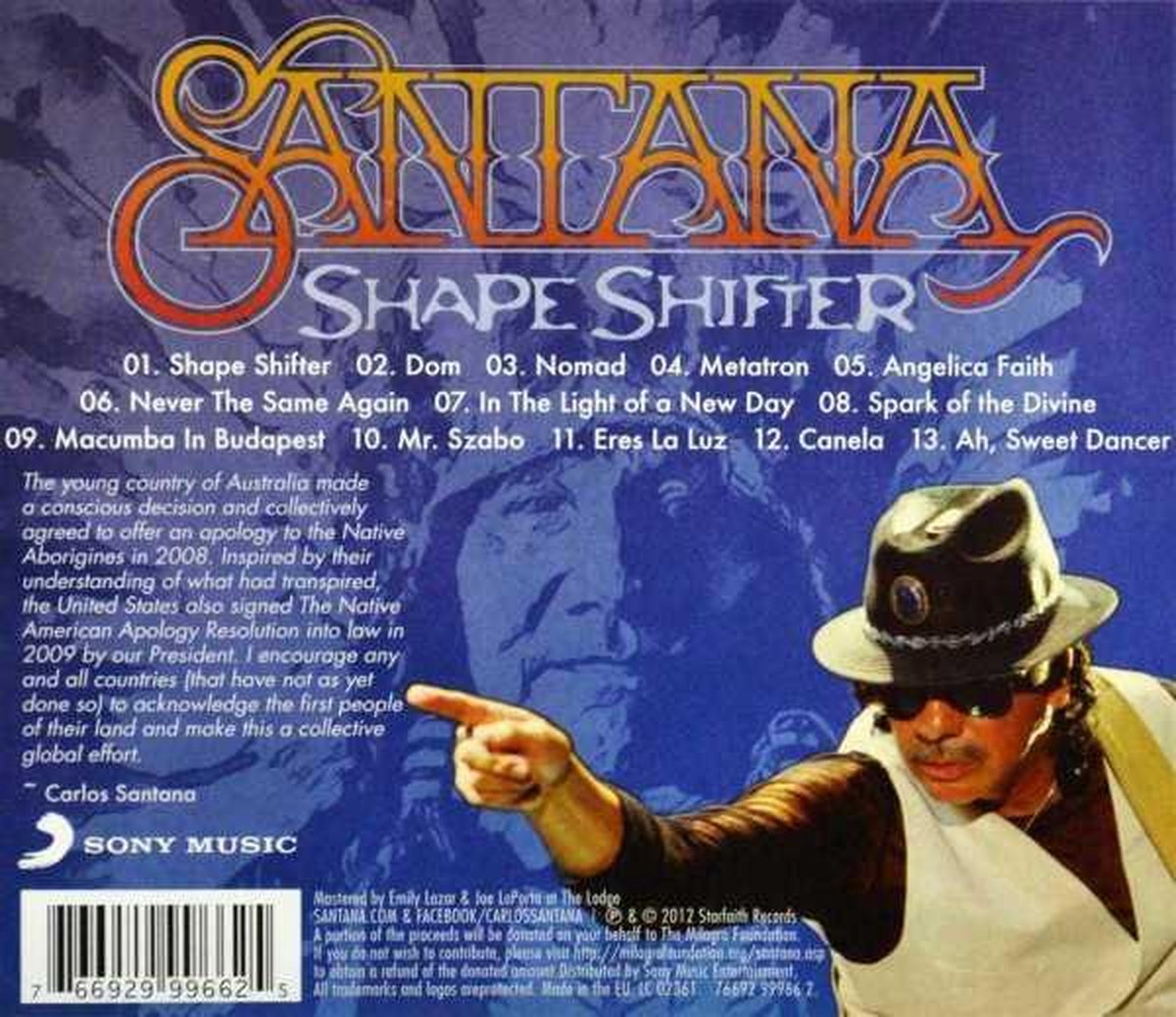 Shape Shifter, Santana | Muziek | bol