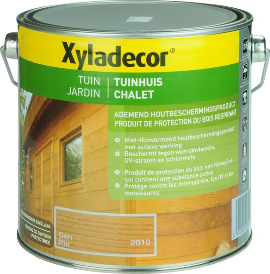 Xyladecor Tuinhuis - Houtbeits - Mat - Den - 2.5L | bol.com