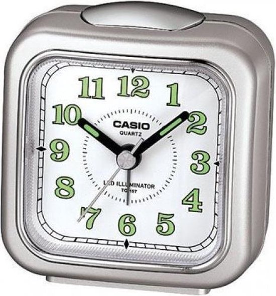 Casio Wekker Zilver met Wit Wijzerplaat TQ-157-8 | bol