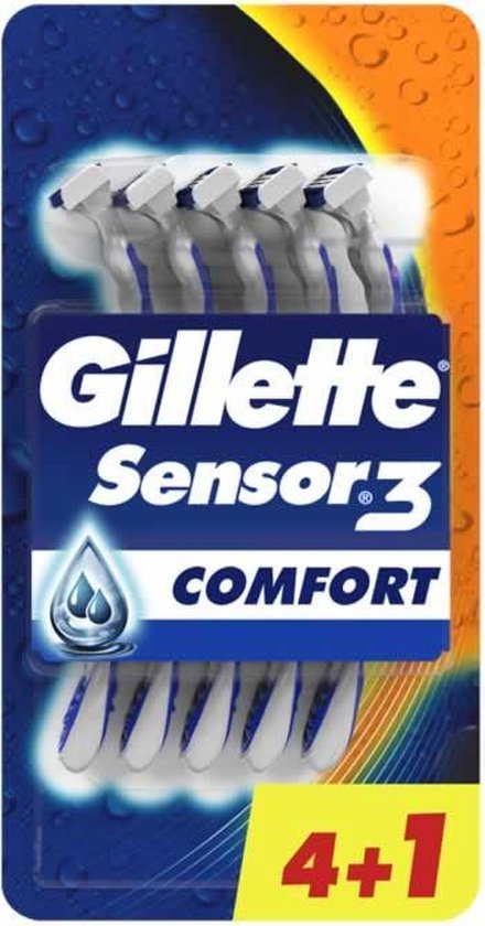 Manual shaving razor Gillette Sensor 3 Confort (4 Units) | bol