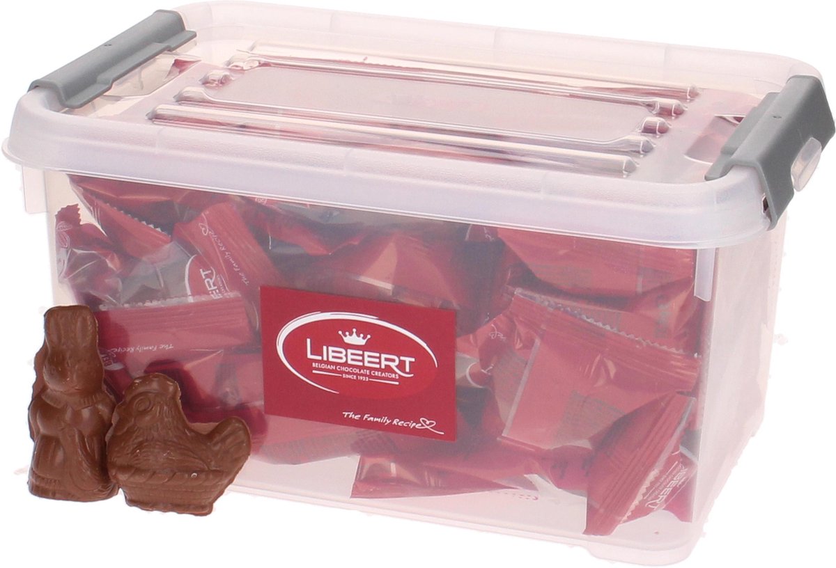 Libeert Chocolade Paasfiguurtjes Mixxboxx Pasen - 45 x 17,5 gram | bol.com