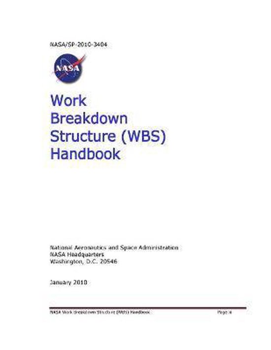 Work Breakdown Structure (WBS) Handbook | 9798674194026 | National ...