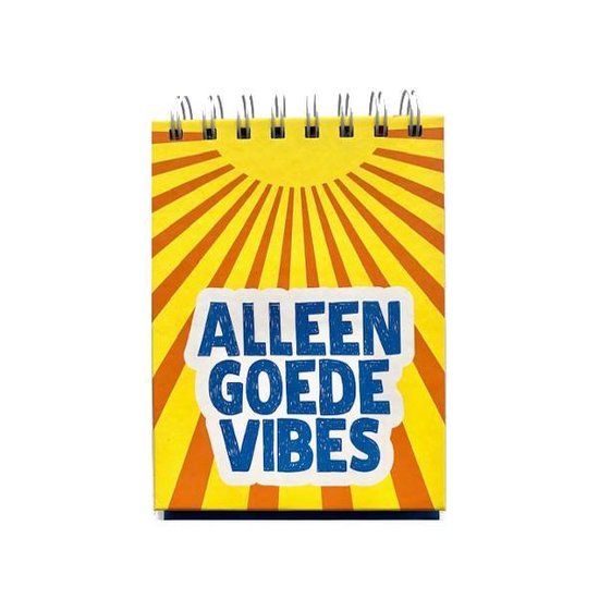 Happy Books - Inspirerend Cadeauboek met spiraal - Alleen goede Vibes ...