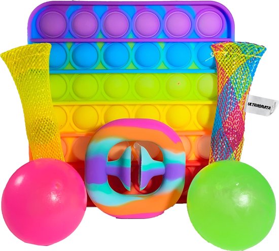 Ultrasativa® Fidget Toys Pakket 6 Stuks - Fidget Toys | bol.com