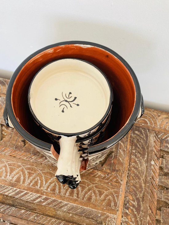 Beldi Tapas Set | Marokkaanse Tapas Set | Handgemaakte Asfi Tapas | Zwart Wit |... | bol.com