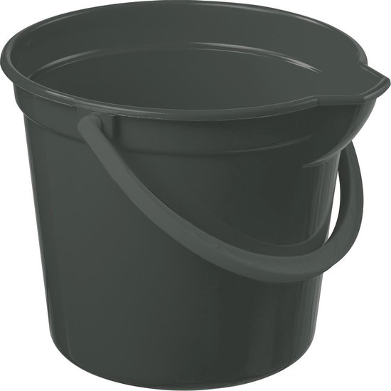 Sunware - Relife Basic emmer 7,5L antraciet - 26 x 26 x 22 cm | bol