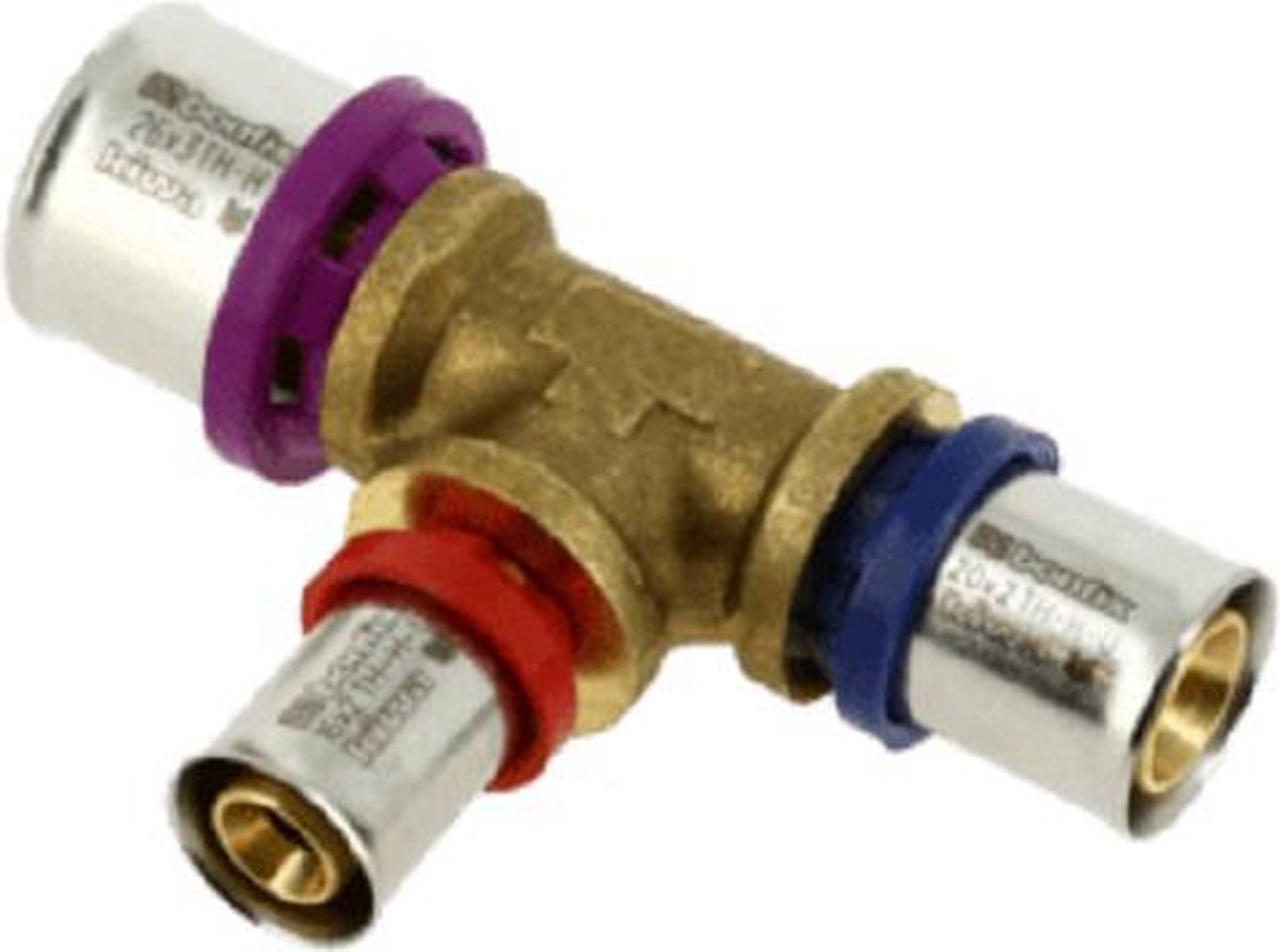 Bonfix Perskoppeling - 3x Alu-pers - T-koppeling, verlopend - 26 x 16 x ...