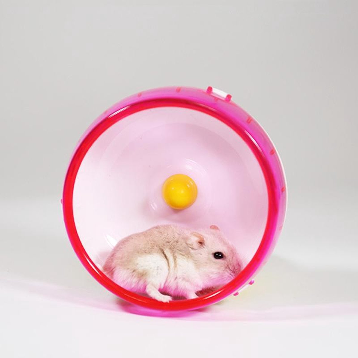 Hamster speelgoed - Looprad - Loopwiel - Roze - ⌀ 12cm | bol.com