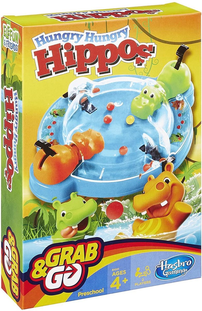 Hasbro - Hippo Hap - Hungry Hungru Hippos - Kinderspel - Originele ...
