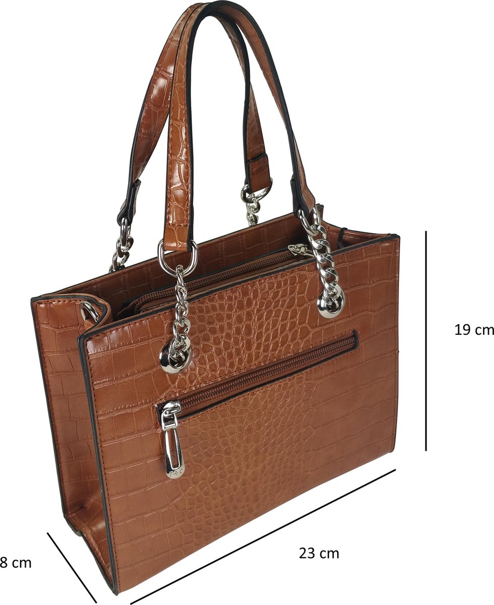 Klein handtasje Flora & Co camel | bol.com