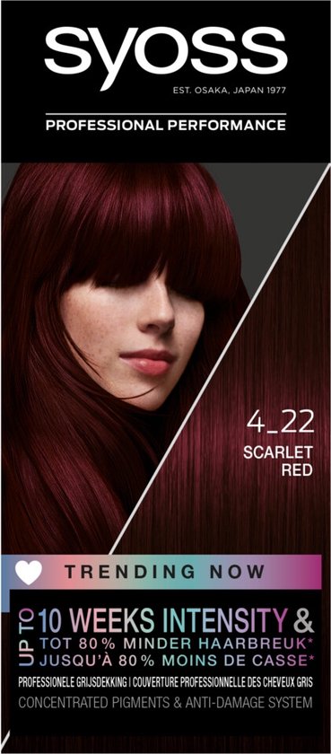 Syoss Color Baseline - 4-22 Scarlet Red - 3x 115 ml ...