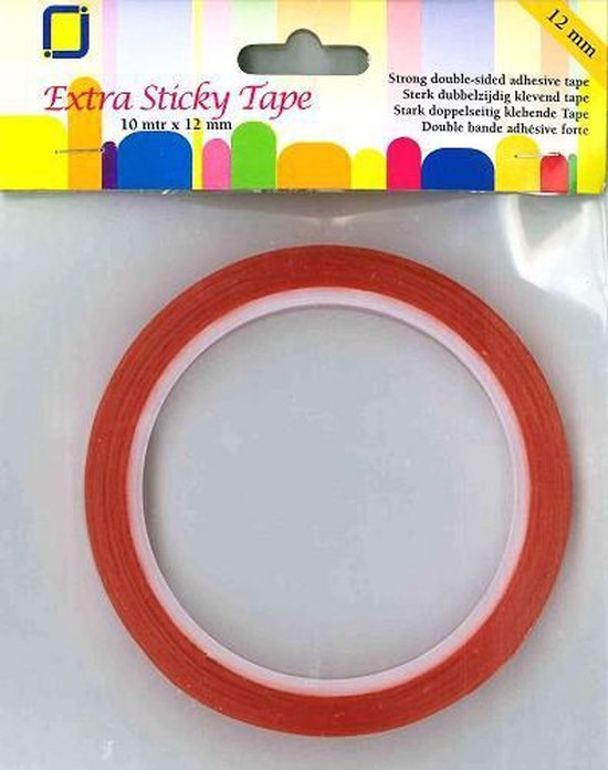 3.3180 Extra Sticky Tape 12 mmx10mtr | bol