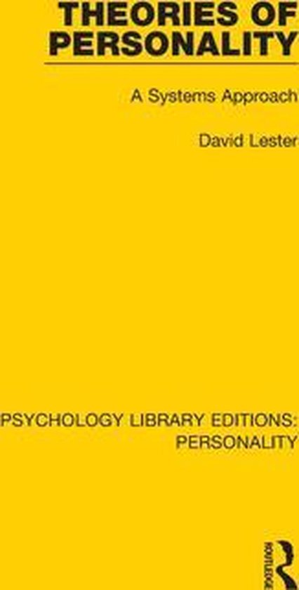 Psychology Library Editions: Personality- Theories of Personality ...