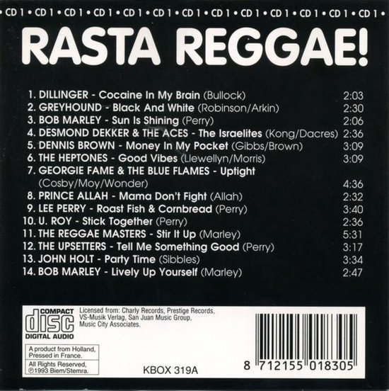 Rasta Raggae ! CD 3, various artists | CD (album) | Muziek | bol