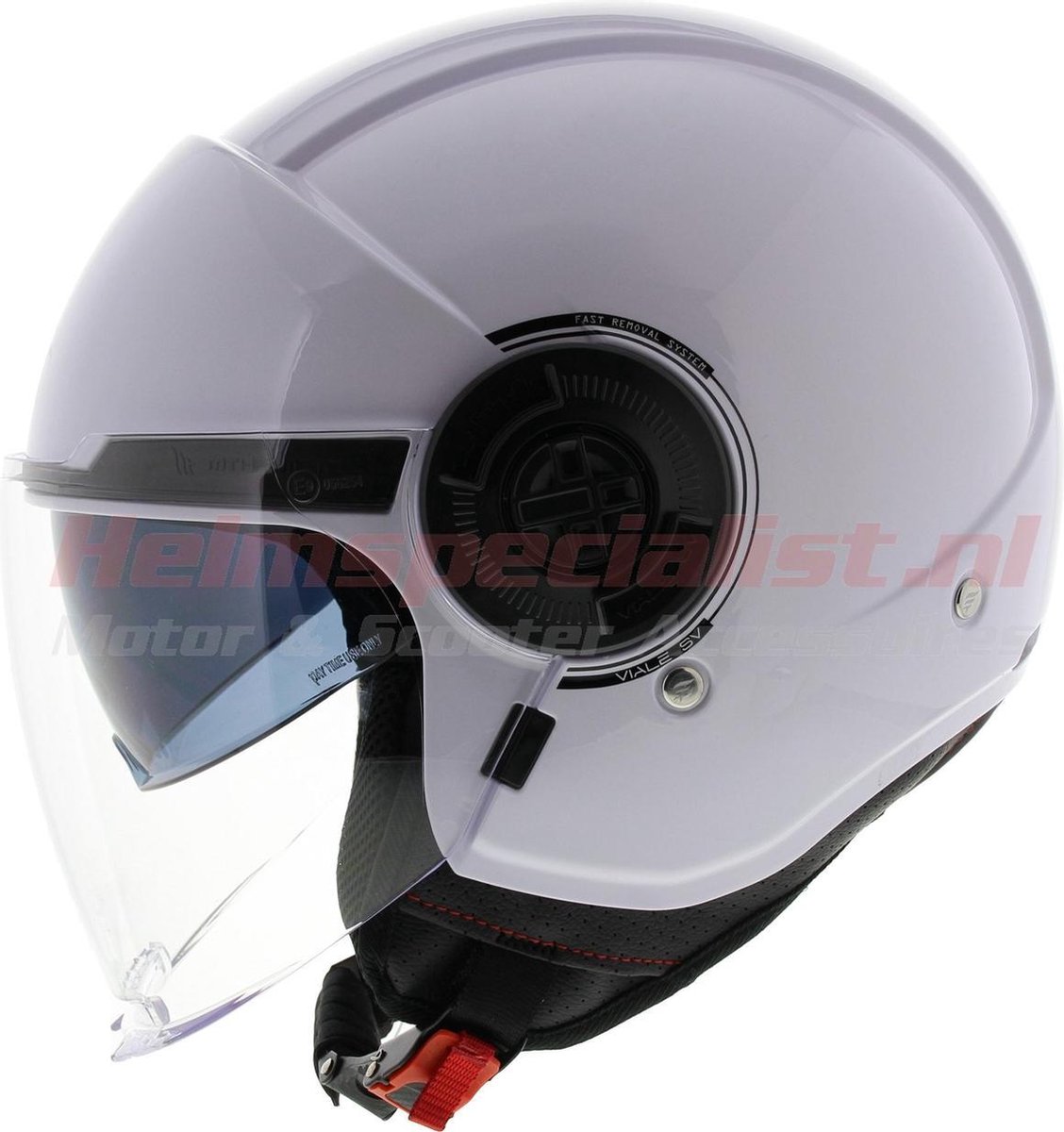MT Jethelm Viale SV glans wit XS motorhelm scooterhelm | bol.com