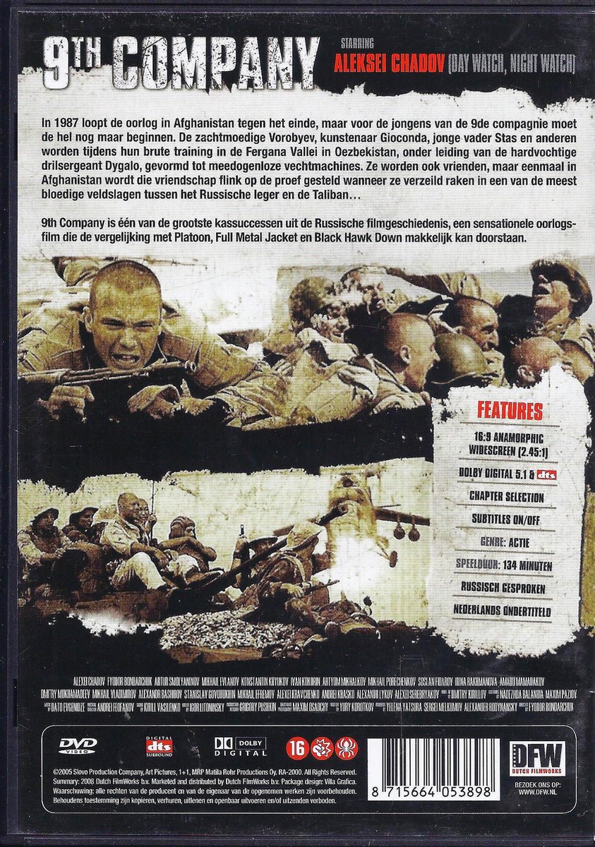 9th Company (Dvd), Mikhail Porechenkov | Dvd's | bol.com