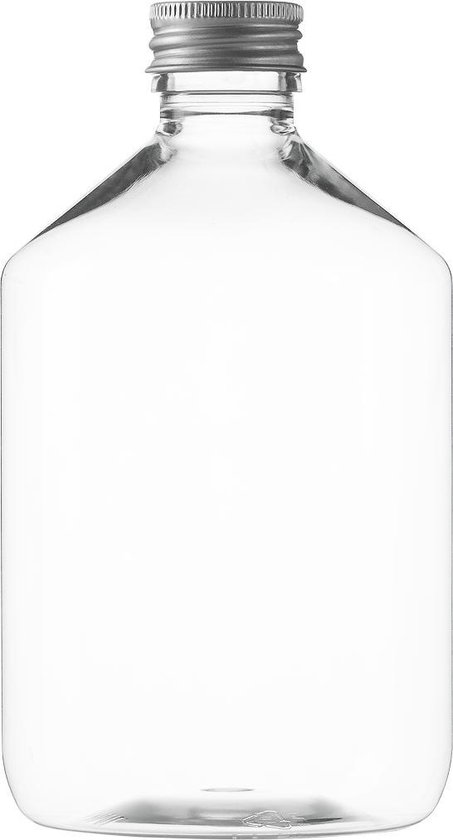Lege Plastic fles 500 ml PET apothekersflessen transparant - met ...