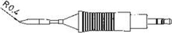 Weller RT2 Soldeerpunt Puntvorm Grootte soldeerpunt 0.8 mm I | bol