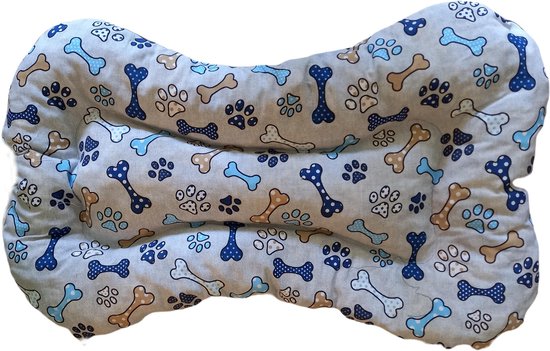 kussen voor kleine honden - Katten 70-100 cm (Wit met bot- en ...