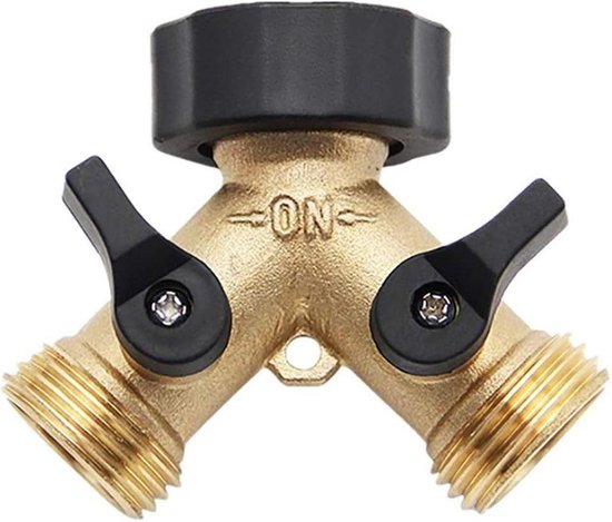 TOCYORIC 2-weg Y-verdeler voor toevoerslangen 3/4 inch voor het aansluiten van 2... | bol