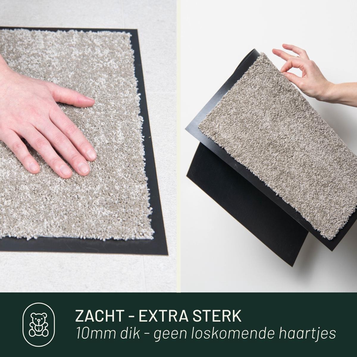 Deurmat Studio M - OPTICLEAN - Droogloopmat binnen - 60X80 cm - Beige ...