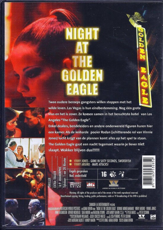Speelfilm - Night At The Golden Eagle (Dvd), Vinny Argiro | Dvd's | bol