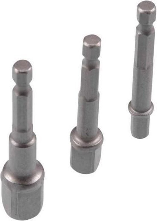 Work-it bit adapterset voor doppen 1/4", 3/8" en 1/2" opname | bol