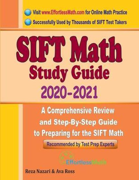 SIFT Math Study Guide 2020 - 2021, Ava Ross | 9781646124725 | Boeken ...
