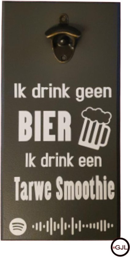 Wand Bierbord Bieropener Bier - Mancave - Kroeg - Tekstbord - Spotify ...