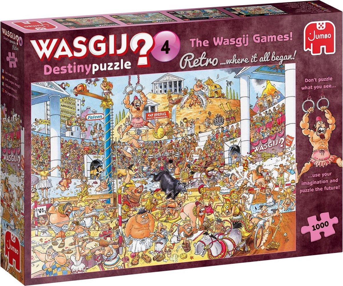 bol.com | Wasgij Retro Destiny 4 De Wasgij Spelen! puzzel - 1000 Stukjes