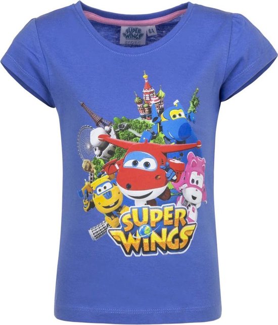 T-shirt super wings unisex maat 116 / 6 jaar | bol.com
