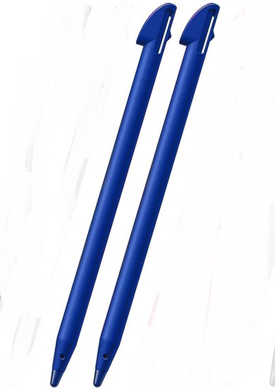 2x Stylus pen geschikt voor de Nintendo 3DS XL - Blauw | bol