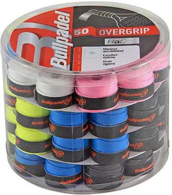 Bullpadel overgrip box 50 stuks multicolor | bol