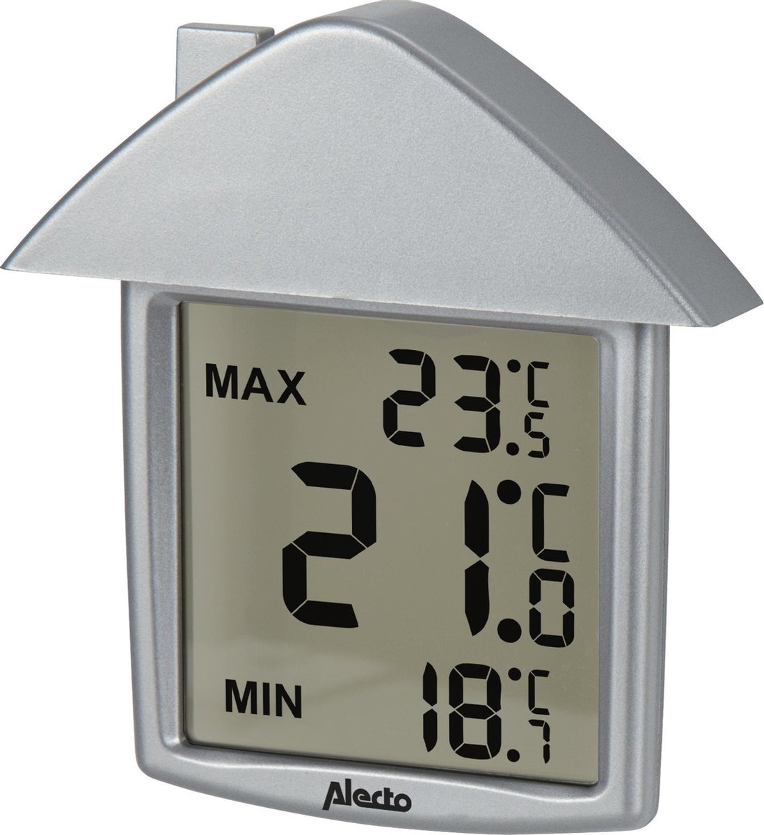 Alecto OT-01 Thermometer - Met zuignap voor bevestiging aan binnen- of ...
