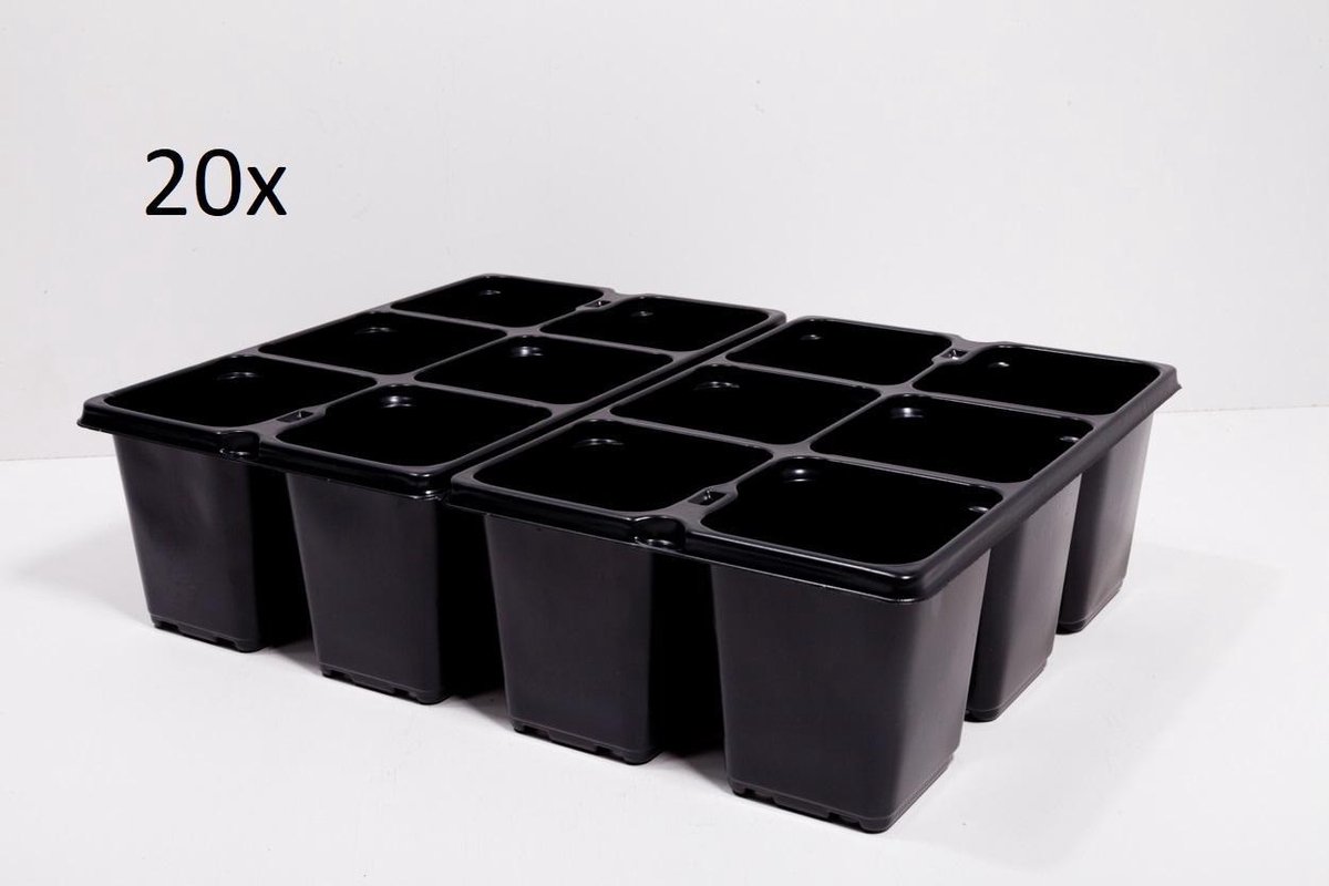 20 x kweekbak - Moestuin - Zaaitray - Zaaibak - Stekbakjes - Zaaibakjes ...