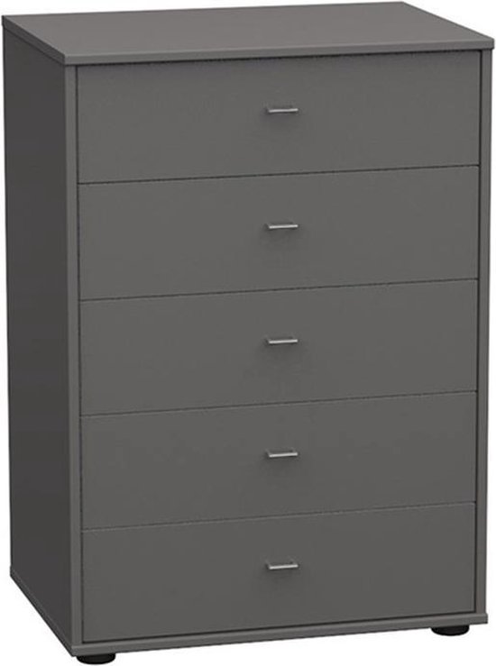 B Bright Commode Suite 5 laden - 60 x 86 x 43 cm - havanna | bol