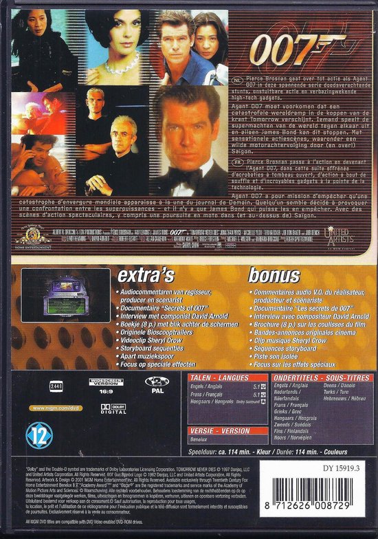 Tomorrow Never Dies (Special Edition) (Dvd), Jonathan Pryce | Dvd's ...