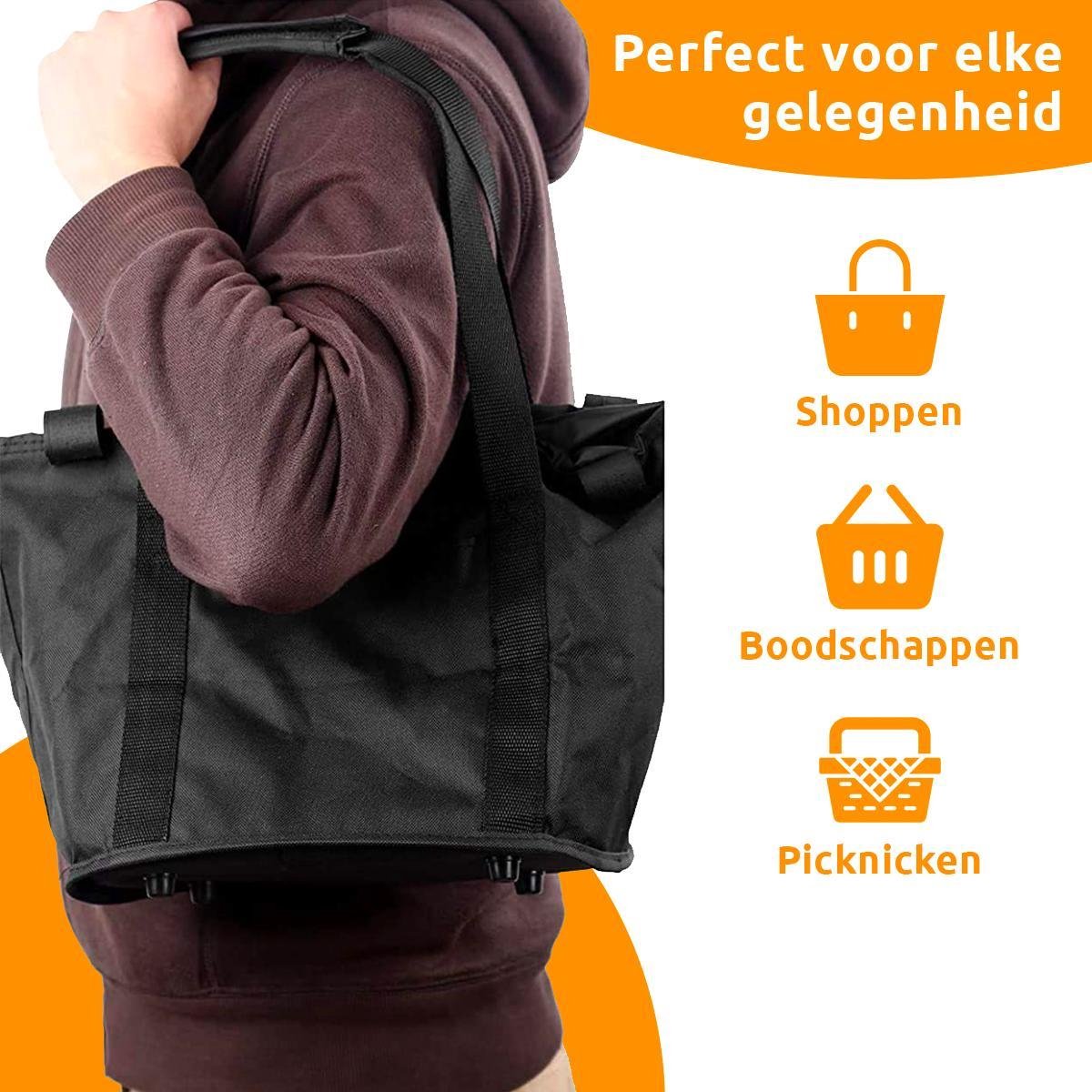 Fietsmand Hond Premium - Hondenfietsmand - Zwart | bol.com