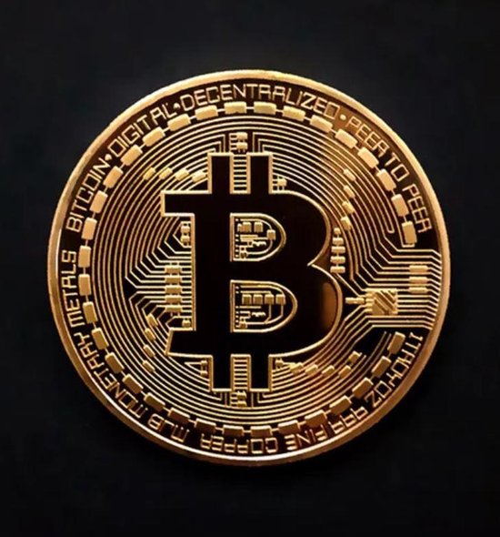 Bitcoin munt - Bitcoin - Bitcoin munt met hoesje - BTC Munt | bol.com