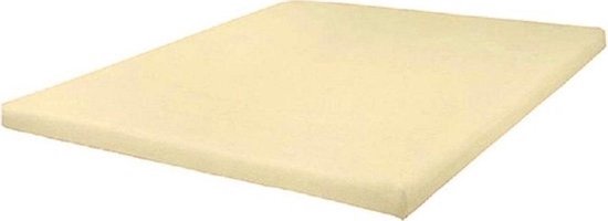 Bed Care Jersey Stretch Topper Hoeslaken - 160x200 - 15CM - Zand | bol.com