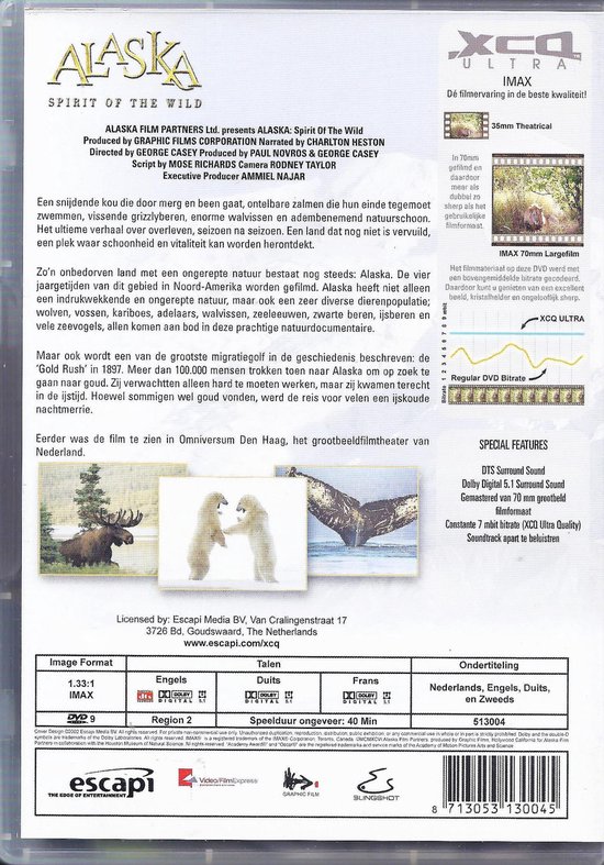 Alaska - Imax (Dvd), Charlton Heston | Dvd's | bol