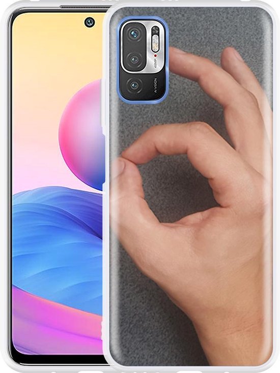 Xiaomi Redmi Note 10 5G Hoesje Circle Hand Game - Designed by Cazy ...