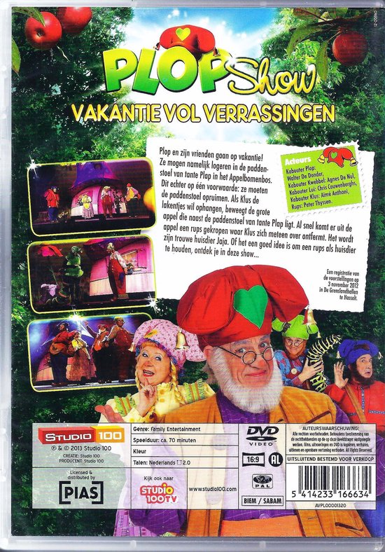Kabouter Plop Show - Vakantie Vol Verrassingen (Dvd), Walter de Donder ...