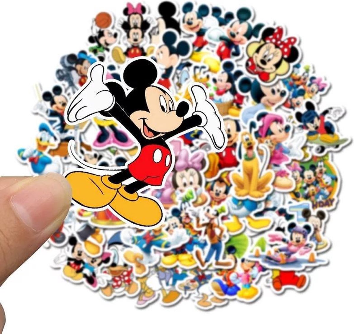 Mickey mouse stickers ||mickey mouse & family stickers 25 stuks ...