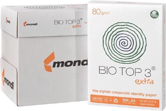 Biotop 3 papier - A4 - 80 gram – pak 500 vel | bol