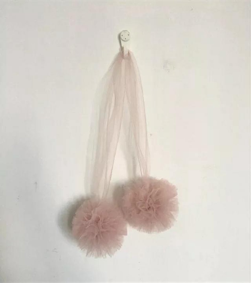 Pom Pom Slinger Ballen Oudroze Decoratie Hemeltje Klamboe Sluier ...