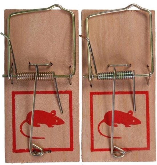 Traditionele Houten Muizenvallen Set - 12 Stuks | Ongediertebestrijding ...