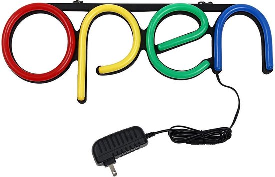 Premium Led Sign Open - LED bord: "OPEN" - Hoge Kwaliteit - Pub, Bar ...