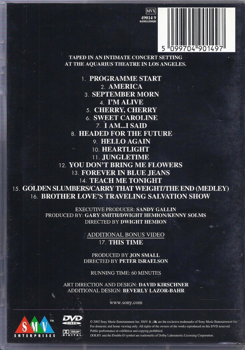 Neil Diamond - Greatest Hits Live (Dvd), Neil Diamond | Dvd's | bol